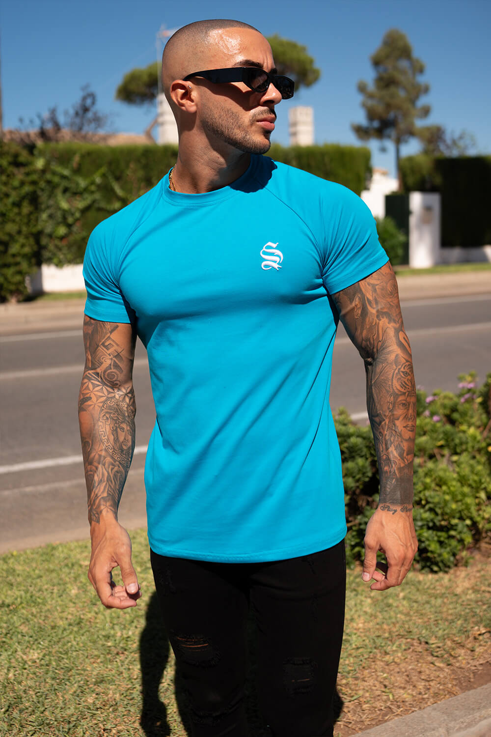 Sinners Attire Blue Core Tee