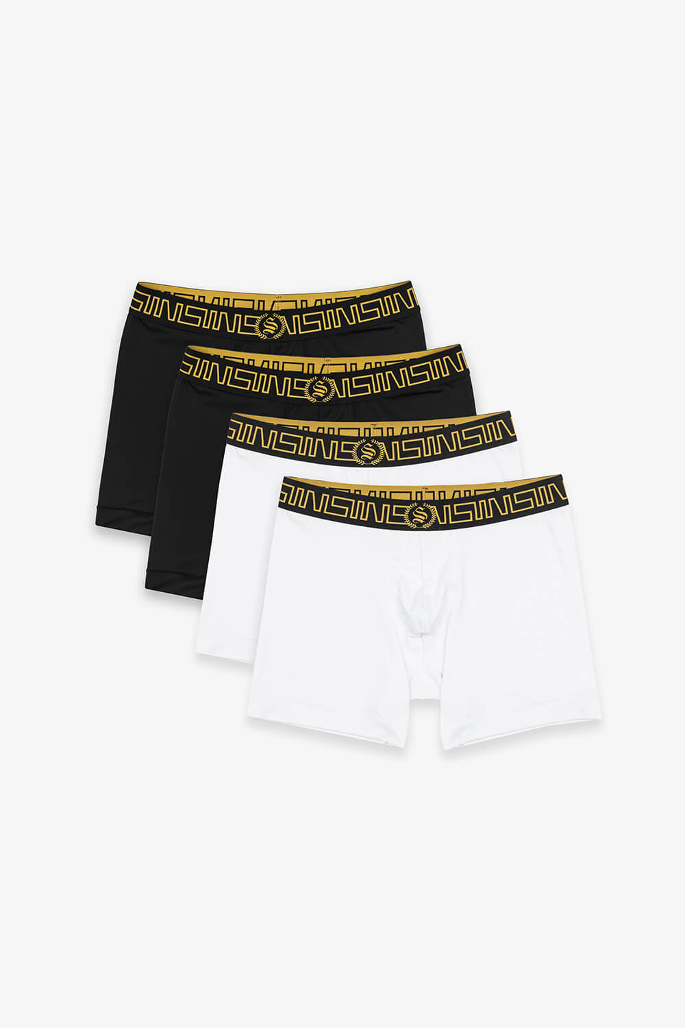 Sinners Attire Icon Boxer Shorts - Combo (4 Pack)